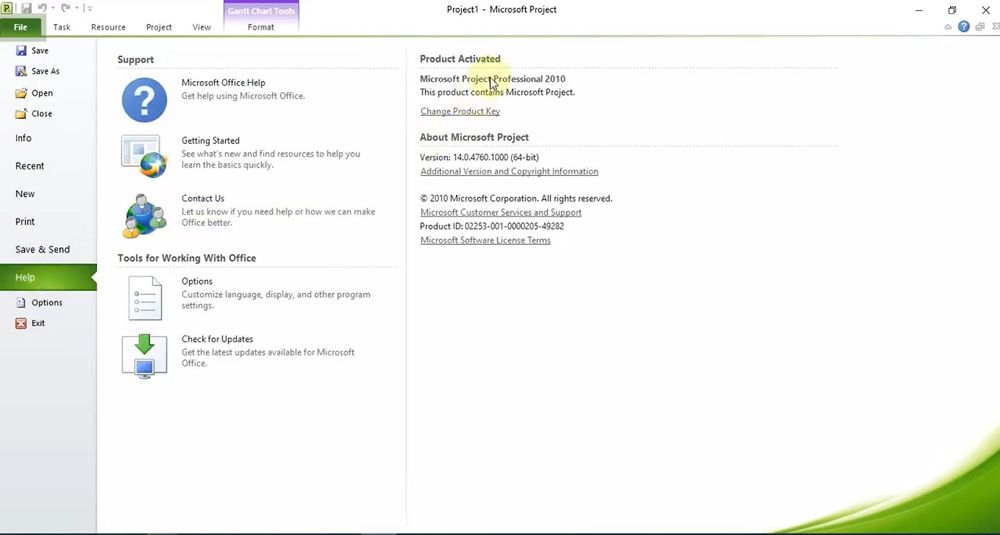 Download Microsoft Project 2010 mới nhất | Kèm hướng dẫn kích hoạt
